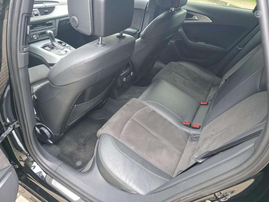 Black Audi A6 2017 in Vilnius, with an engine capacity of 2.00 L and mileage of 260 thousand km for 13900 €, photo 19 on AUTOMOTO.COM.LV