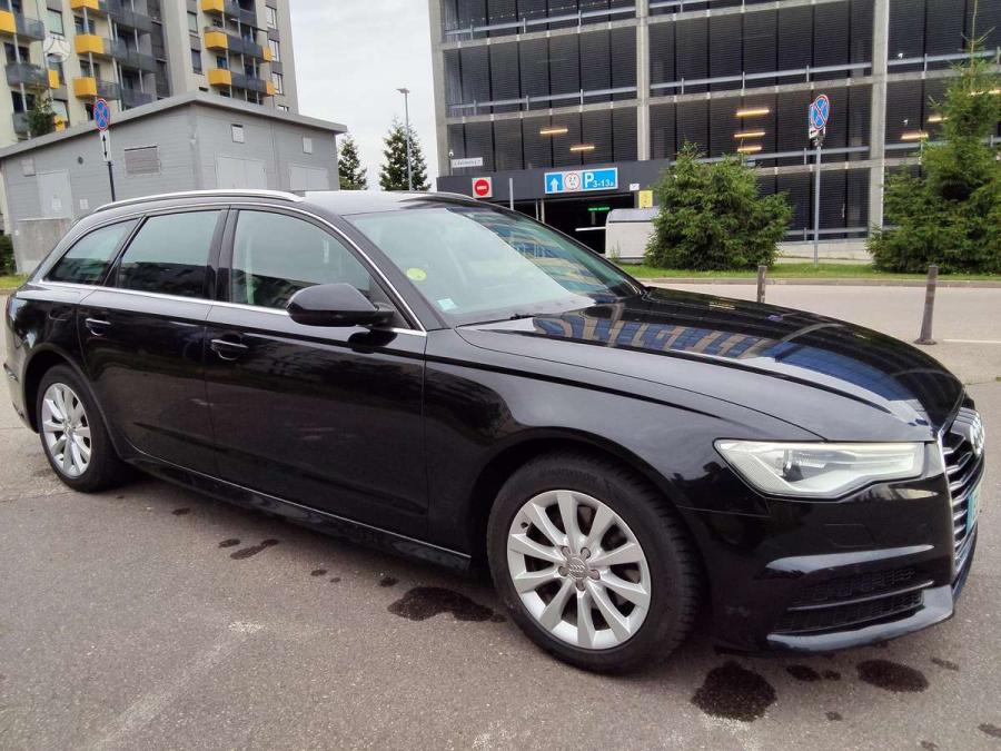 Black Audi A6 2017 in Vilnius, with an engine capacity of 1.97 L and mileage of 290 thousand km for 11300 €, photo 8 on AUTOMOTO.COM.LV