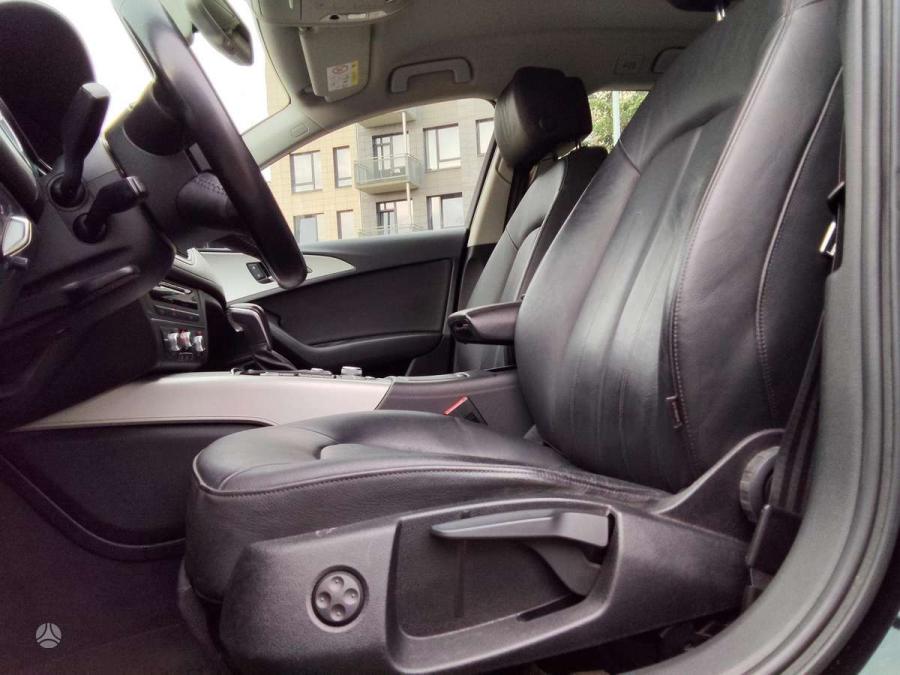 Black Audi A6 2017 in Vilnius, with an engine capacity of 1.97 L and mileage of 290 thousand km for 11300 €, photo 13 on AUTOMOTO.COM.LV