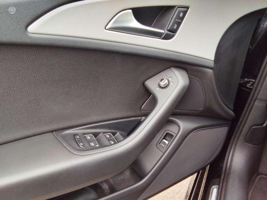 Black Audi A6 2017 in Vilnius, with an engine capacity of 1.97 L and mileage of 290 thousand km for 11300 €, photo 16 on AUTOMOTO.COM.LV