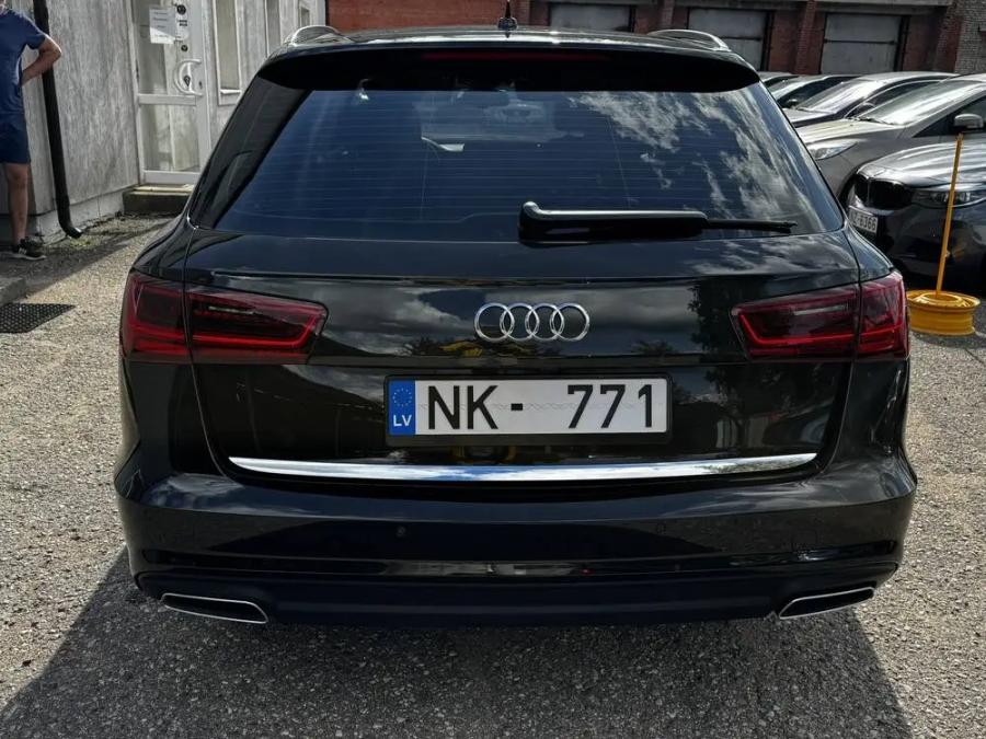 Black Audi A6 2017 in Daugavpils, with an engine capacity of 3.00 L and mileage of 238 thousand km for 15900 €, photo 6 on AUTOMOTO.COM.LV