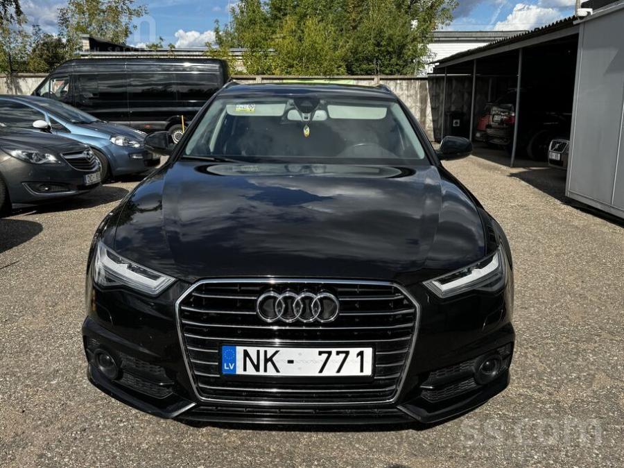 Black Audi A6 2017 in Daugavpils, with an engine capacity of 3.00 L and mileage of 0 thousand km for 15900 €, photo 3 on AUTOMOTO.COM.LV