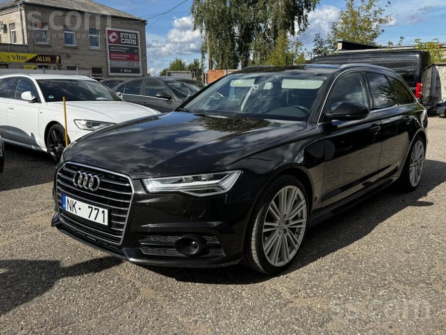 Black Audi A6 2017 in Daugavpils, with an engine capacity of 3.00 L and mileage of 0 thousand km for 15900 €, photo 4 on AUTOMOTO.COM.LV