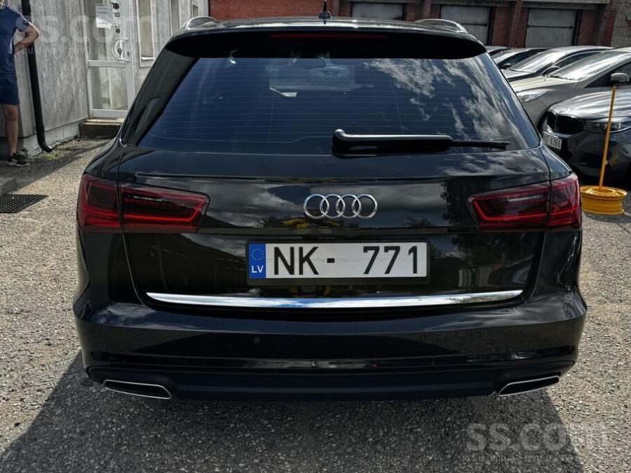 Black Audi A6 2017 in Daugavpils, with an engine capacity of 3.00 L and mileage of 0 thousand km for 15900 €, photo 6 on AUTOMOTO.COM.LV
