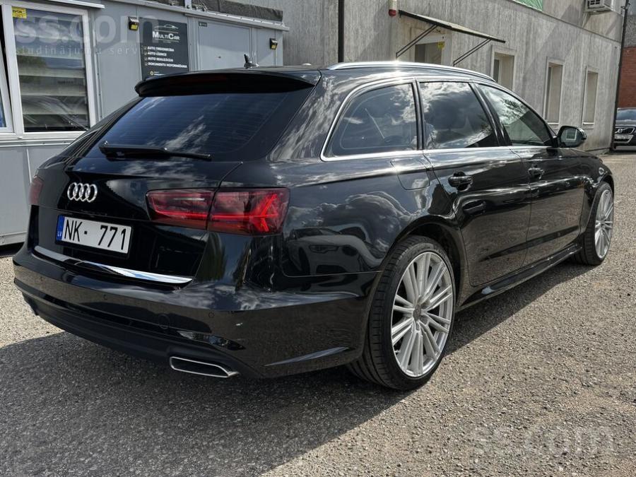 Black Audi A6 2017 in Daugavpils, with an engine capacity of 3.00 L and mileage of 0 thousand km for 15900 €, photo 7 on AUTOMOTO.COM.LV
