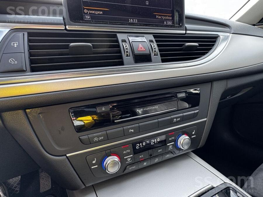 Black Audi A6 2017 in Daugavpils, with an engine capacity of 3.00 L and mileage of 0 thousand km for 15900 €, photo 19 on AUTOMOTO.COM.LV