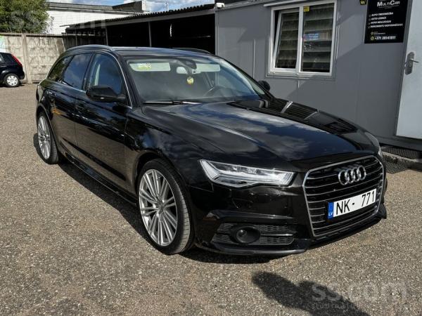 Black Audi A6 2017 in Daugavpils, with an engine capacity of 3.00 L and mileage of 0 thousand km for 15900 €, photo 1 on AUTOMOTO.COM.LV