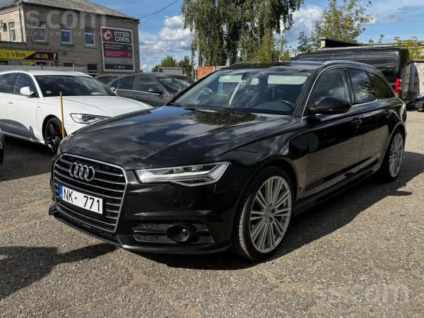 Black Audi A6 2017 in Daugavpils, with an engine capacity of 3.00 L and mileage of 0 thousand km for 15900 €, photo 3 on AUTOMOTO.COM.LV