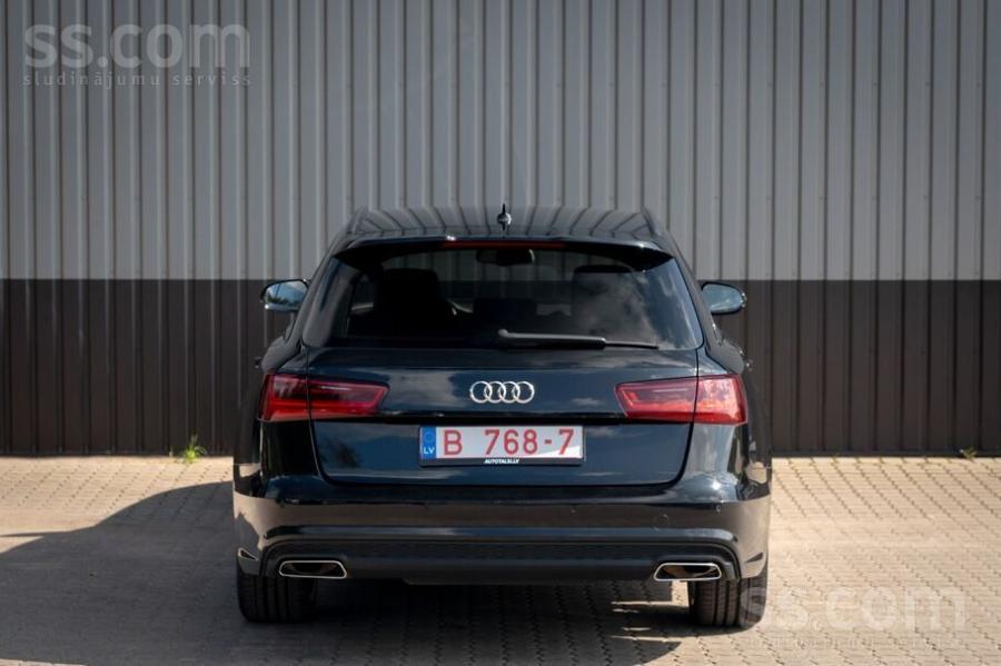 Black Audi A6 2017 in Talsi, with an engine capacity of 3.00 L and mileage of 233 thousand km for 14950 €, photo 6 on AUTOMOTO.COM.LV