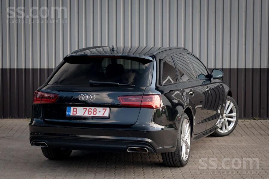 Black Audi A6 2017 in Talsi, with an engine capacity of 3.00 L and mileage of 233 thousand km for 14950 €, photo 8 on AUTOMOTO.COM.LV