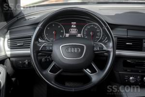 Black Audi A6 2017 in Talsi, with an engine capacity of 3.00 L and mileage of 233 thousand km for 14950 €, photo 21 on AUTOMOTO.COM.LV