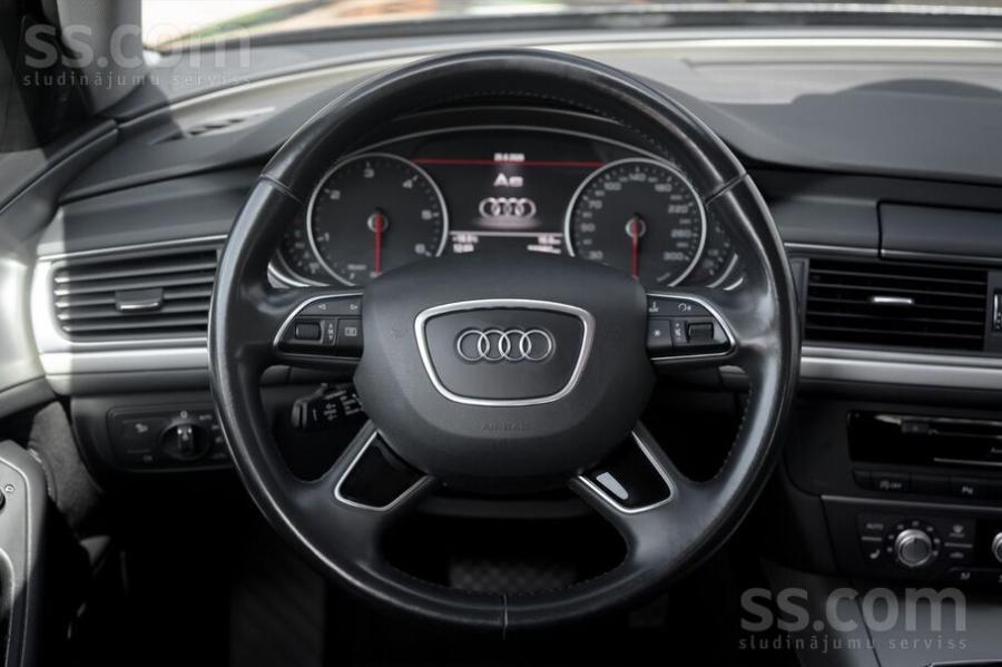 Black Audi A6 2017 in Talsi, with an engine capacity of 3.00 L and mileage of 233 thousand km for 14950 €, photo 21 on AUTOMOTO.COM.LV