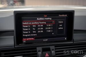 Black Audi A6 2017 in Talsi, with an engine capacity of 3.00 L and mileage of 233 thousand km for 14950 €, photo 27 on AUTOMOTO.COM.LV