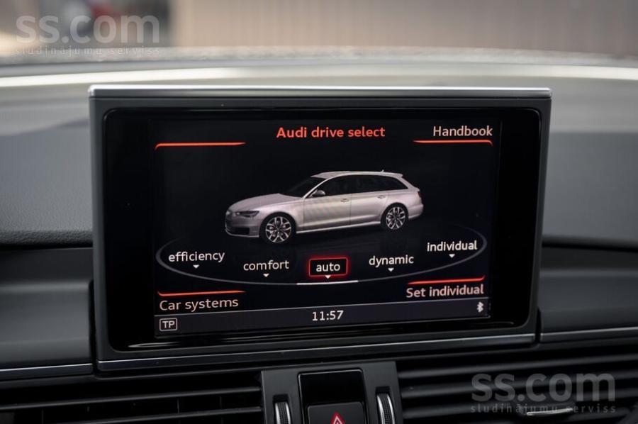 Melns Audi A6 2017 Tukums, ar dzinēja tilpumu 3.00 L un nobraukumu 233 tūkst. km par 14950 €, foto 23 vietnē AUTOMOTO.COM.LV