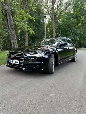 Black Audi A6 2017 in Panevezys, with an engine capacity of 2.97 L and mileage of 185 thousand km for 18900 €, photo  on AUTOMOTO.COM.LV