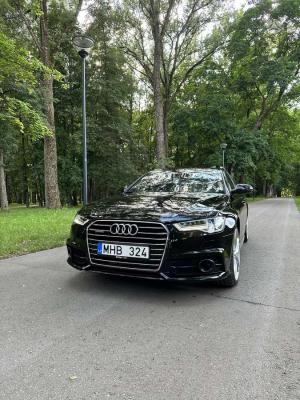 Black Audi A6 2017 in Panevezys, with an engine capacity of 2.97 L and mileage of 185 thousand km for 18900 €, photo 3 on AUTOMOTO.COM.LV