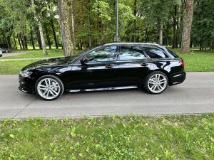 Black Audi A6 2017 in Panevezys, with an engine capacity of 2.97 L and mileage of 185 thousand km for 18900 €, photo 6 on AUTOMOTO.COM.LV