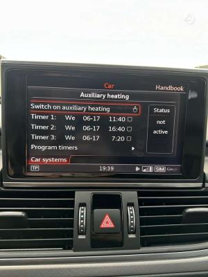 Black Audi A6 2017 in Panevezys, with an engine capacity of 2.97 L and mileage of 185 thousand km for 18900 €, photo 23 on AUTOMOTO.COM.LV
