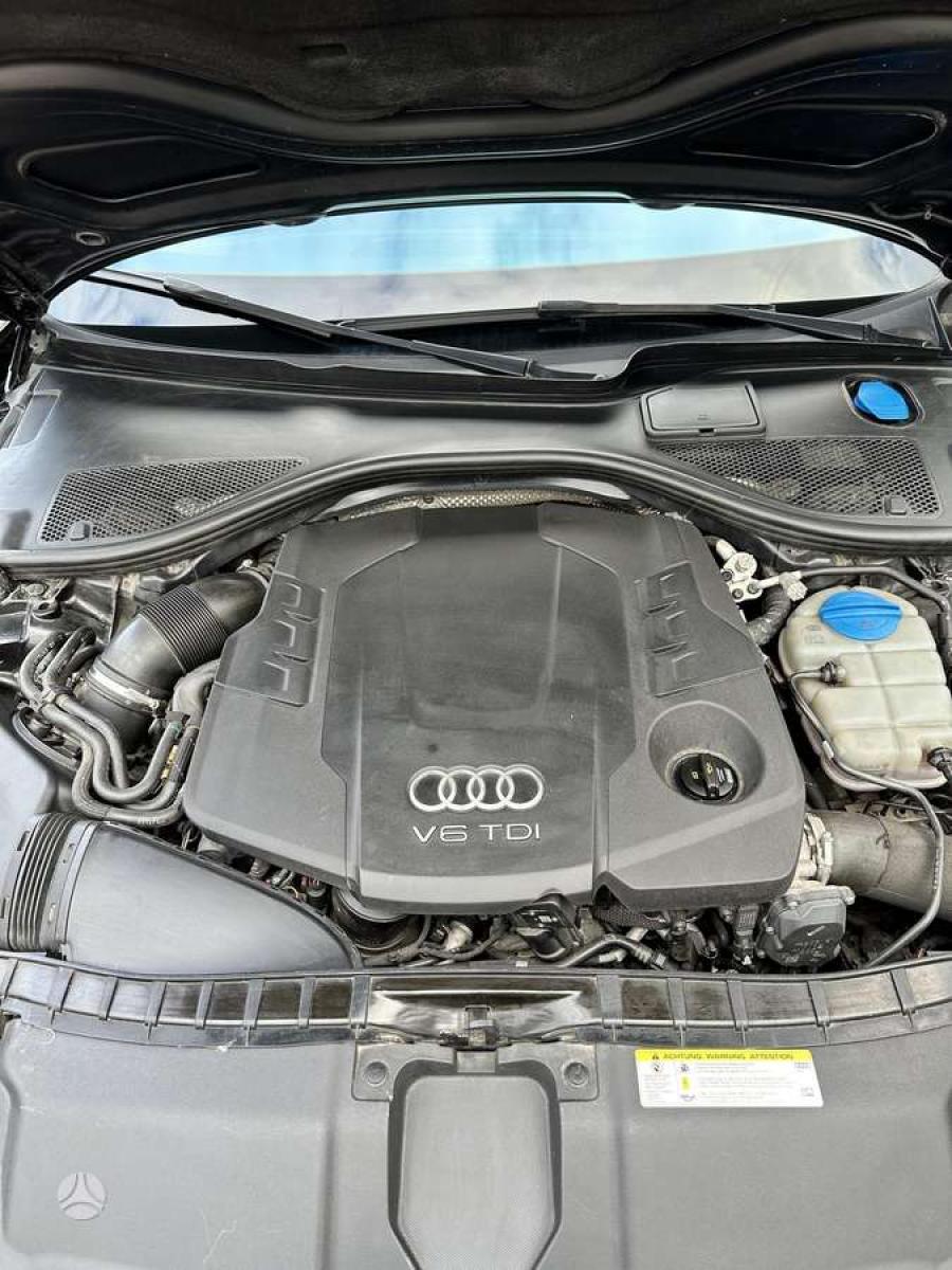 Black Audi A6 2017 in Panevezys, with an engine capacity of 2.97 L and mileage of 185 thousand km for 18900 €, photo 25 on AUTOMOTO.COM.LV