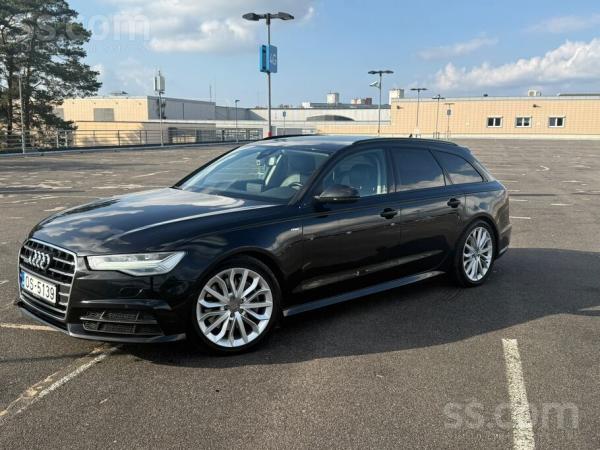 Black Audi A6 2017 in Riga, with an engine capacity of 3.00 L and mileage of 265 thousand km for 14999 €, photo 1 on AUTOMOTO.COM.LV
