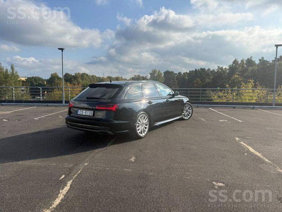Black Audi A6 2017 in Riga, with an engine capacity of 3.00 L and mileage of 265 thousand km for 16100 €, photo 4 on AUTOMOTO.COM.LV