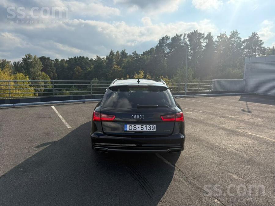 Black Audi A6 2017 in Riga, with an engine capacity of 3.00 L and mileage of 265 thousand km for 16100 €, photo 6 on AUTOMOTO.COM.LV