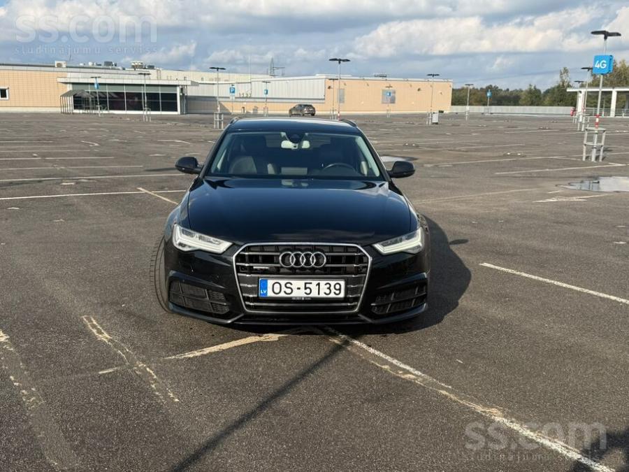 Black Audi A6 2017 in Riga, with an engine capacity of 3.00 L and mileage of 265 thousand km for 16100 €, photo 8 on AUTOMOTO.COM.LV