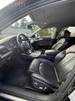 Black Audi A6 2017 in Riga, with an engine capacity of 3.00 L and mileage of 265 thousand km for 16100 €, photo 9 on AUTOMOTO.COM.LV