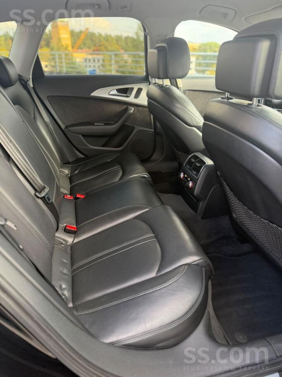 Black Audi A6 2017 in Riga, with an engine capacity of 3.00 L and mileage of 265 thousand km for 16100 €, photo 12 on AUTOMOTO.COM.LV