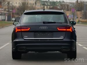 Black Audi A6 2018 in Riga, with an engine capacity of 3.00 L and mileage of 260 thousand km for 15890 €, photo 6 on AUTOMOTO.COM.LV