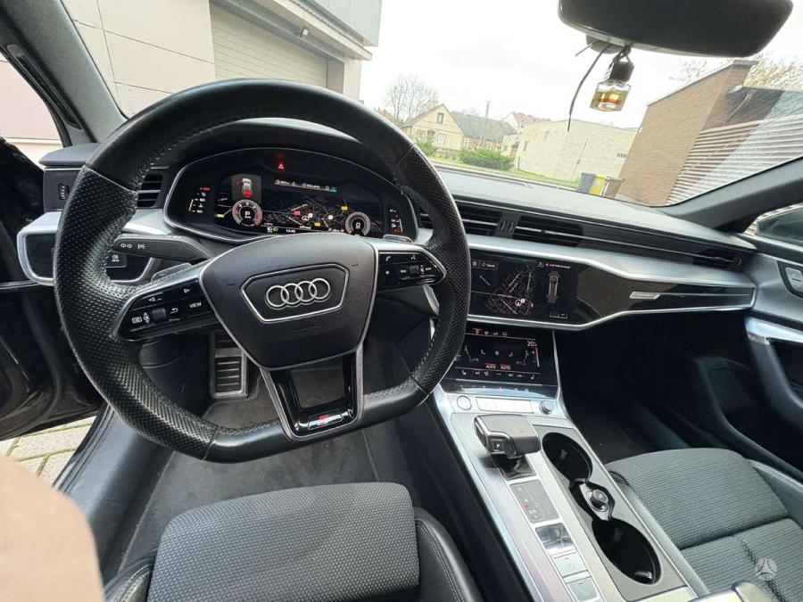 Black Audi A6 2018 in Joniskis, with an engine capacity of 2.97 L and mileage of 138 thousand km for 28200 €, photo 14 on AUTOMOTO.COM.LV