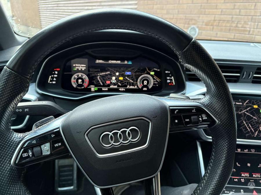 Black Audi A6 2018 in Joniskis, with an engine capacity of 2.97 L and mileage of 138 thousand km for 28200 €, photo 15 on AUTOMOTO.COM.LV