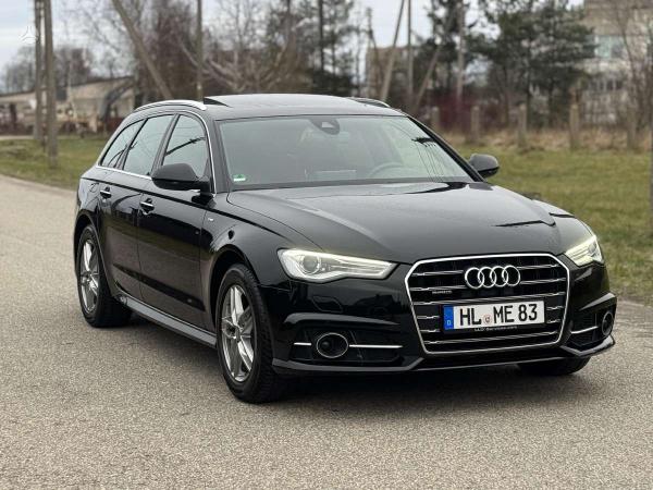Black Audi A6 2018 in Vilnius, with an engine capacity of 2.00 L and mileage of 270 thousand km for 14450 €, photo 3 on AUTOMOTO.COM.LV