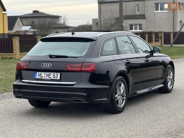 Black Audi A6 2018 in Vilnius, with an engine capacity of 2.00 L and mileage of 270 thousand km for 14450 €, photo 7 on AUTOMOTO.COM.LV
