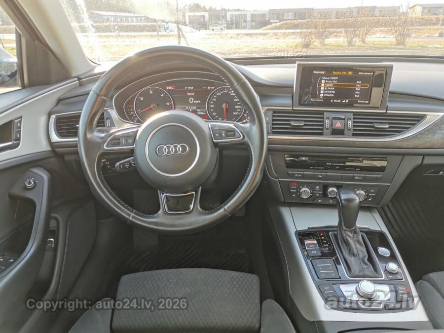 Black Audi A6 2018 in Tallinn, with an engine capacity of 2.00 L and mileage of 195 thousand km for 16900 €, photo 12 on AUTOMOTO.COM.LV