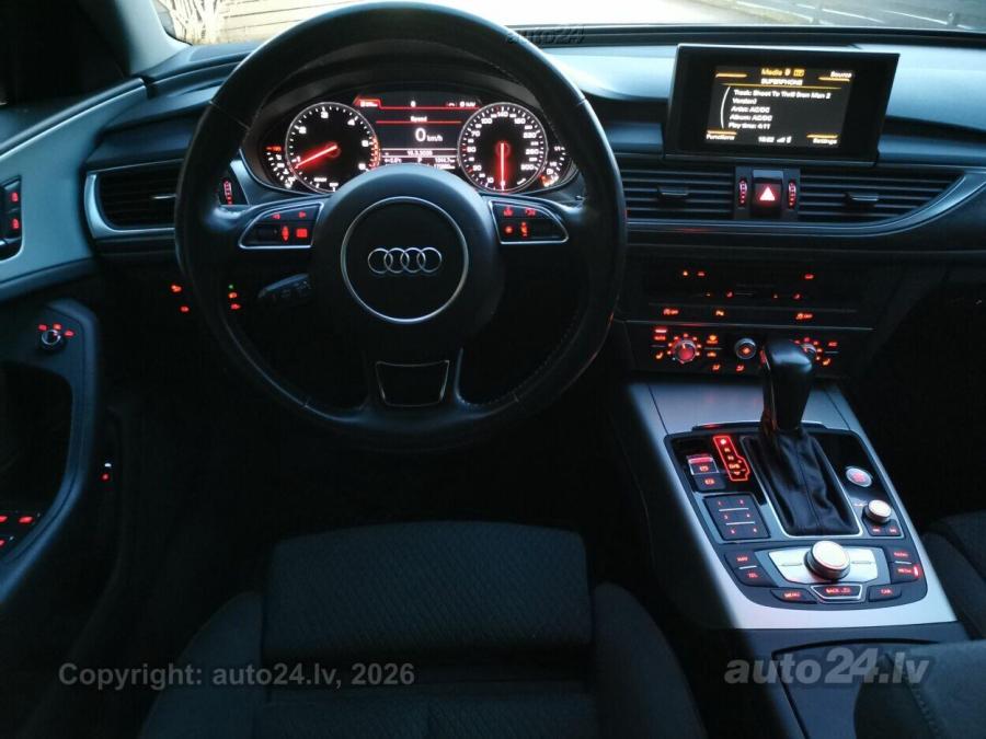 Black Audi A6 2018 in Tallinn, with an engine capacity of 2.00 L and mileage of 195 thousand km for 16900 €, photo 14 on AUTOMOTO.COM.LV