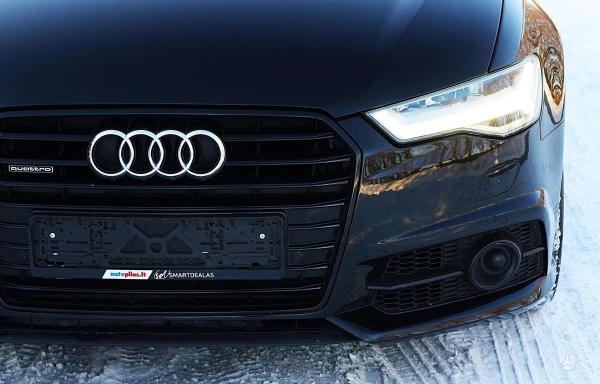Black Audi A6 2018 in Kretinga, with an engine capacity of 2.97 L and mileage of 213 thousand km for 15999 €, photo 2 on AUTOMOTO.COM.LV