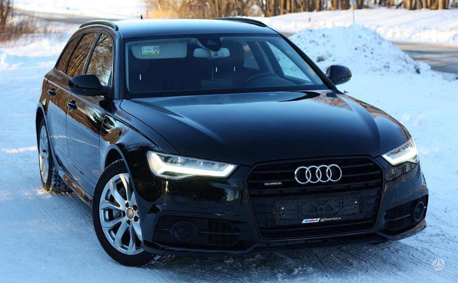 Black Audi A6 2018 in Kretinga, with an engine capacity of 2.97 L and mileage of 213 thousand km for 15999 €, photo 6 on AUTOMOTO.COM.LV