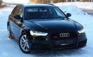 Black Audi A6 2018 in Petrikaiciai, with an engine capacity of 3.00 L and mileage of 213 thousand km for 15999 €, photo  on AUTOMOTO.COM.LV