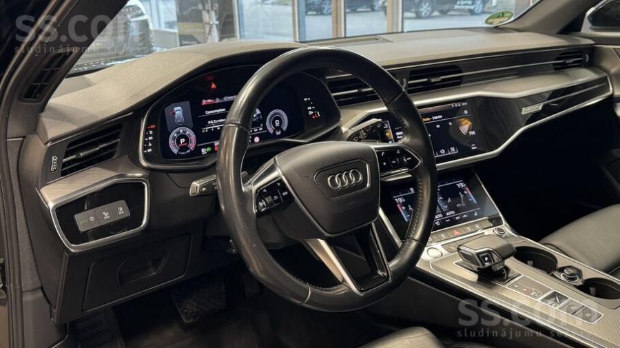 Black Audi A6 2018 in Riga, with an engine capacity of 3.00 L and mileage of 210 thousand km for 22990 €, photo 22 on AUTOMOTO.COM.LV