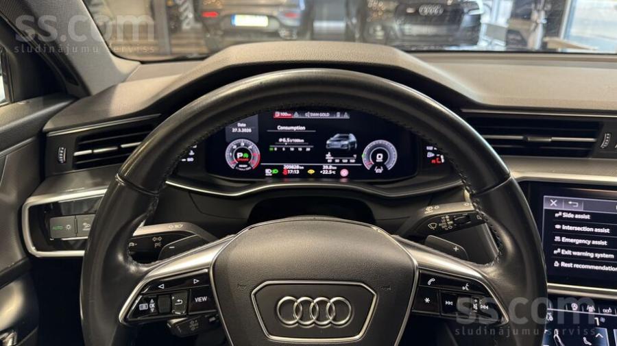 Black Audi A6 2018 in Riga, with an engine capacity of 3.00 L and mileage of 210 thousand km for 22990 €, photo 29 on AUTOMOTO.COM.LV