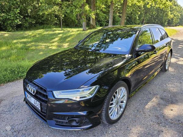 Black Audi A6 2018 in Vilnius, with an engine capacity of 2.97 L and mileage of 265 thousand km for 19400 €, photo 2 on AUTOMOTO.COM.LV