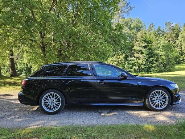Black Audi A6 2018 in Vilnius, with an engine capacity of 2.97 L and mileage of 265 thousand km for 19400 €, photo 3 on AUTOMOTO.COM.LV