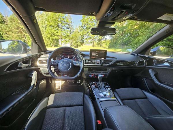 Black Audi A6 2018 in Vilnius, with an engine capacity of 2.97 L and mileage of 265 thousand km for 19400 €, photo 7 on AUTOMOTO.COM.LV