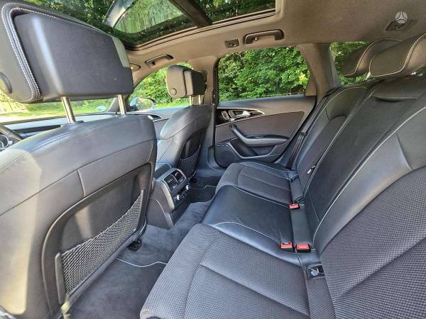 Black Audi A6 2018 in Vilnius, with an engine capacity of 2.97 L and mileage of 265 thousand km for 19400 €, photo 9 on AUTOMOTO.COM.LV