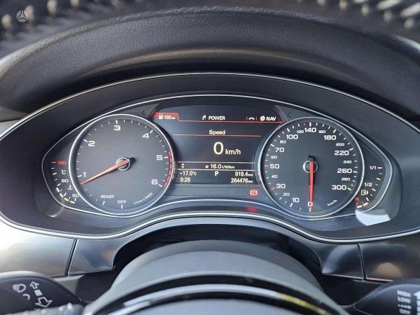 Black Audi A6 2018 in Vilnius, with an engine capacity of 2.97 L and mileage of 265 thousand km for 19400 €, photo 10 on AUTOMOTO.COM.LV