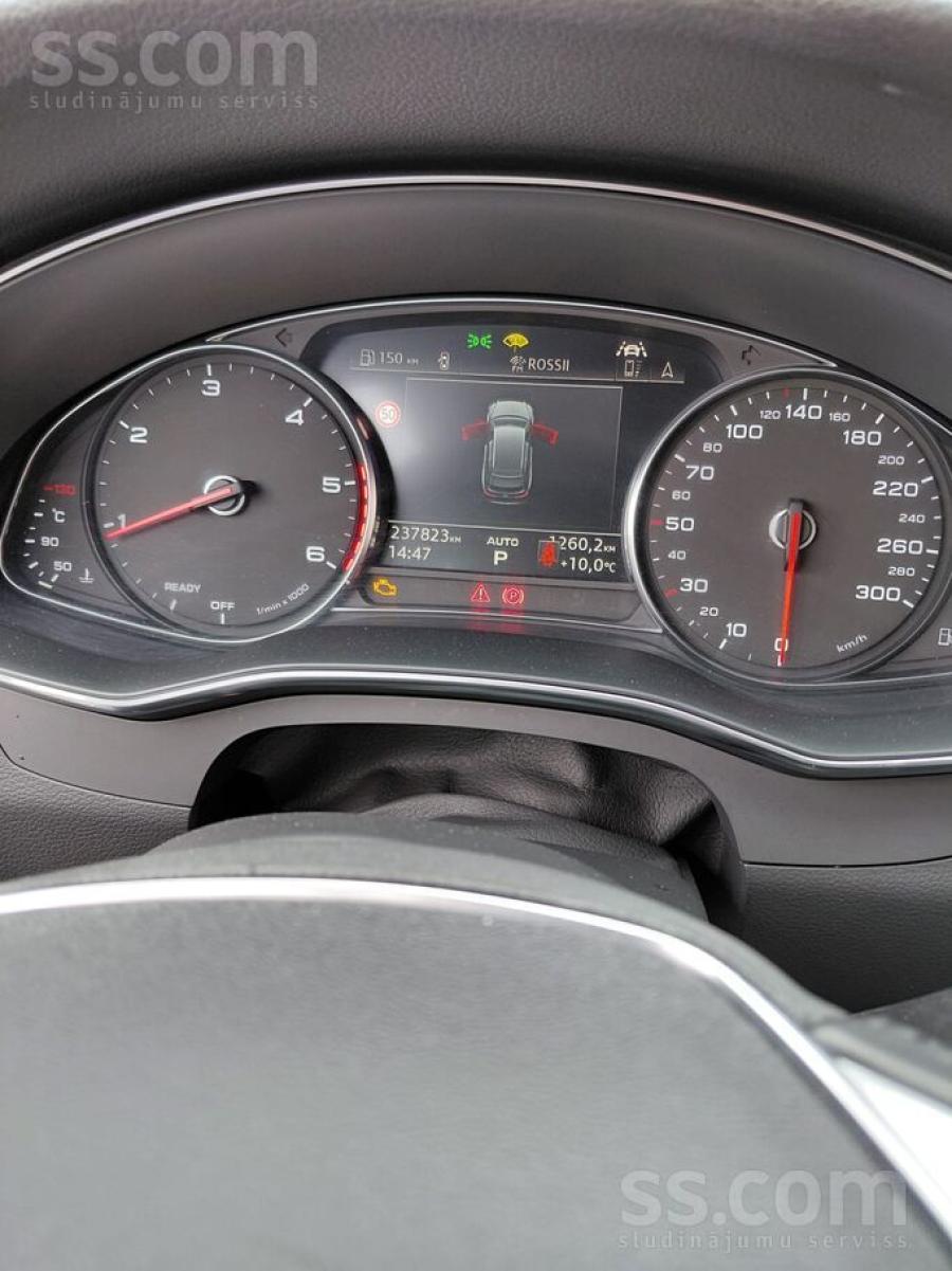 Black Audi A6 2018 in Riga, with an engine capacity of 2.00 L and mileage of 238 thousand km for 16700 €, photo 10 on AUTOMOTO.COM.LV