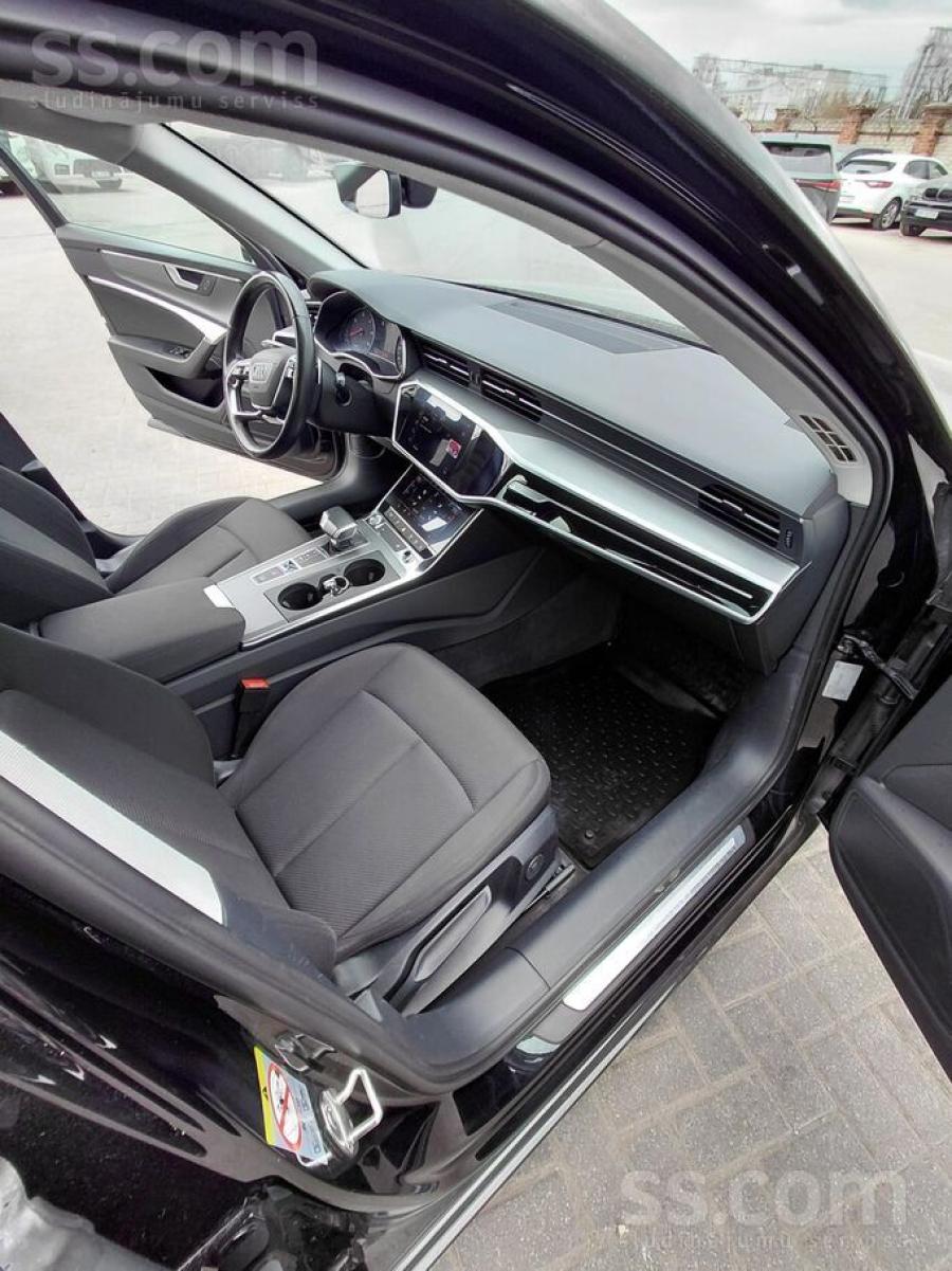 Black Audi A6 2018 in Riga, with an engine capacity of 2.00 L and mileage of 238 thousand km for 16700 €, photo 12 on AUTOMOTO.COM.LV