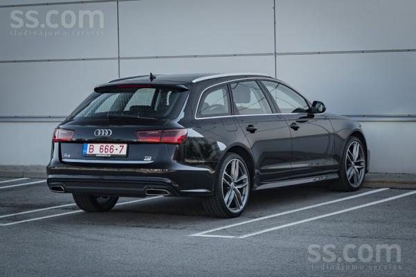 Black Audi A6 2018 in Riga, with an engine capacity of 2.00 L and mileage of 244 thousand km for 14950 €, photo 4 on AUTOMOTO.COM.LV