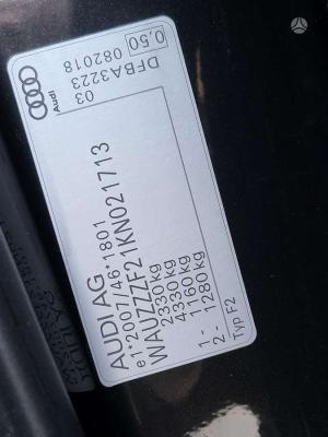 Черный Ауди А6 2018 в Вильнюс, объемом двигателя 1.97 л и пробегом 284 тыс. км за 20850 €, фото 30 на AUTOMOTO.COM.LV